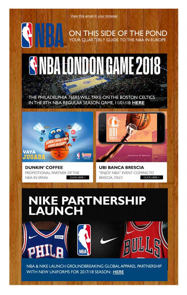 NBA Europe | Case Study | Graphic Design Riyadh | edirect